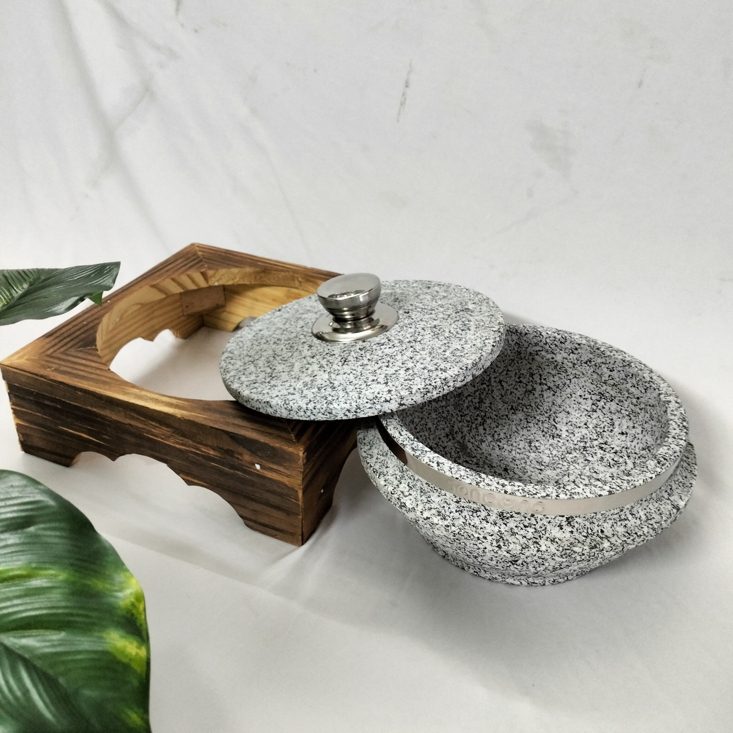 Chảo đá bao gồm đế gỗ | Lacosa